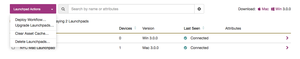 Launchpad List | GroundControl