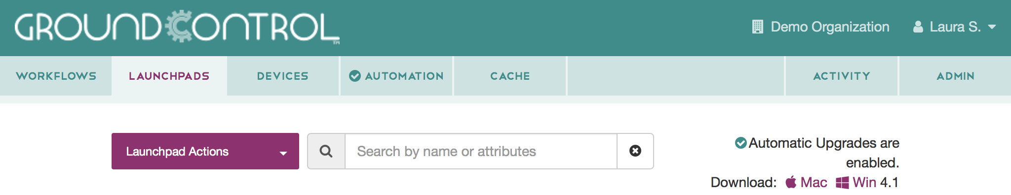 Launchpad List | GroundControl