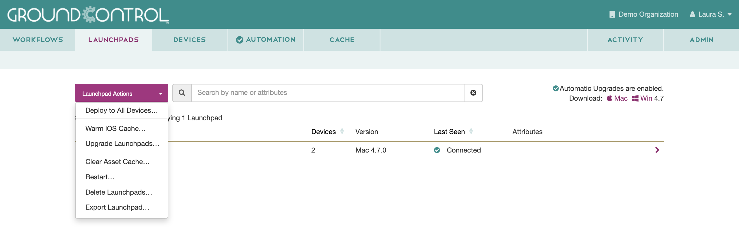 Deployment – GroundControl