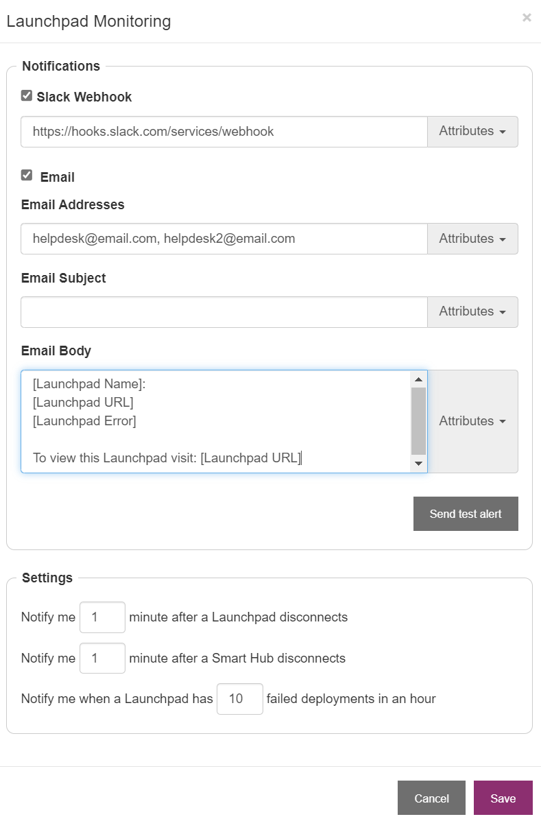 Launchpad Monitoring – GroundControl