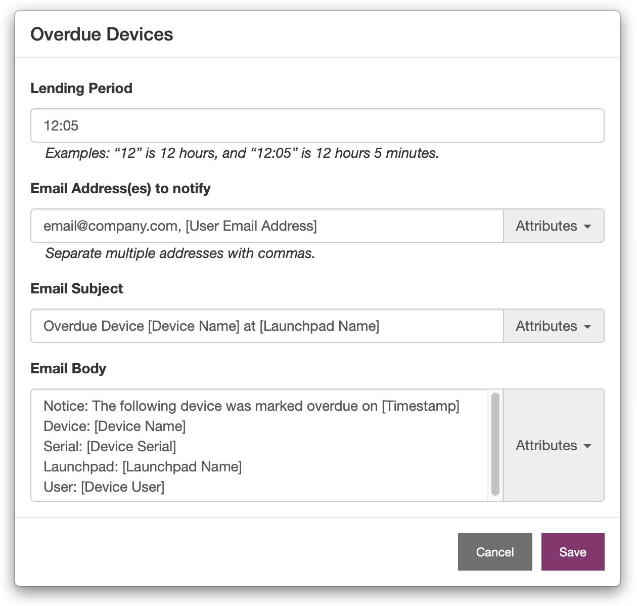 Overdue Devices – GroundControl
