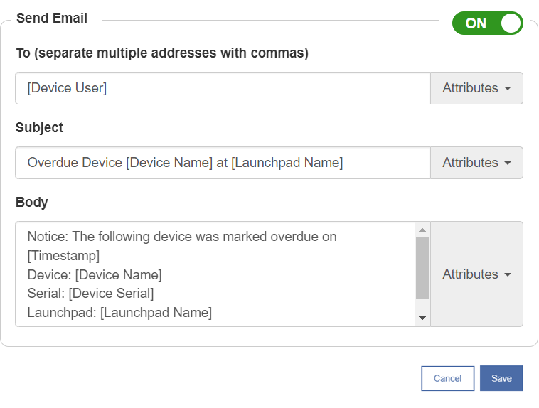 Overdue Devices – Mobile Access Management