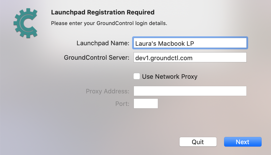 Installing the Launchpad – GroundControl