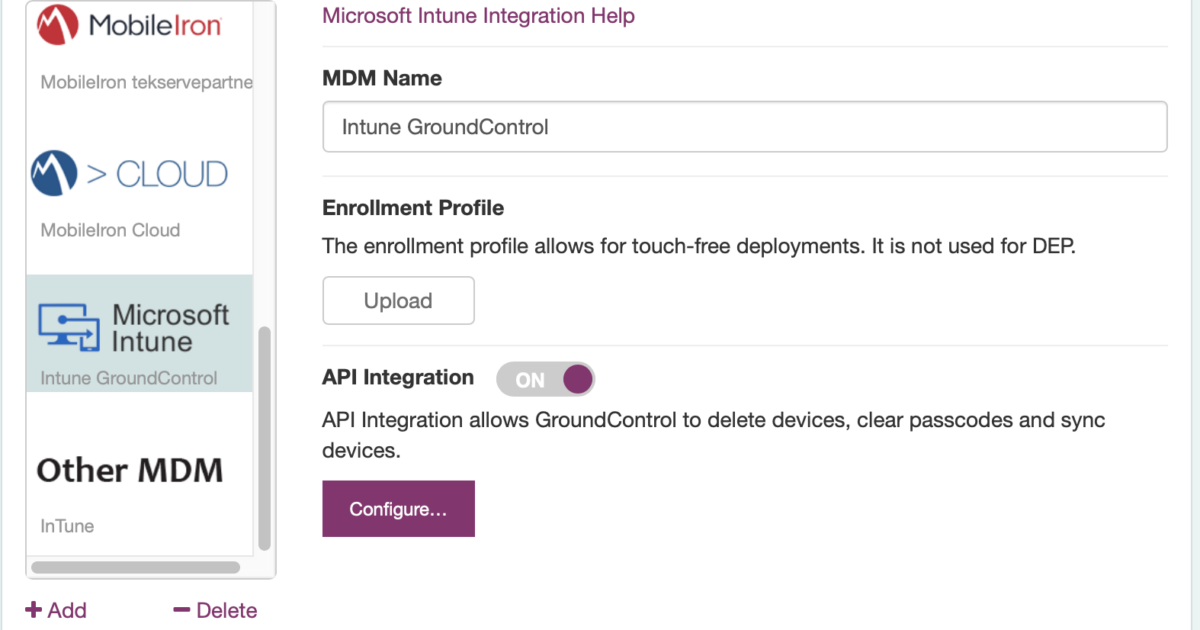 MDM Integration: Microsoft Intune – Mobile Access Management