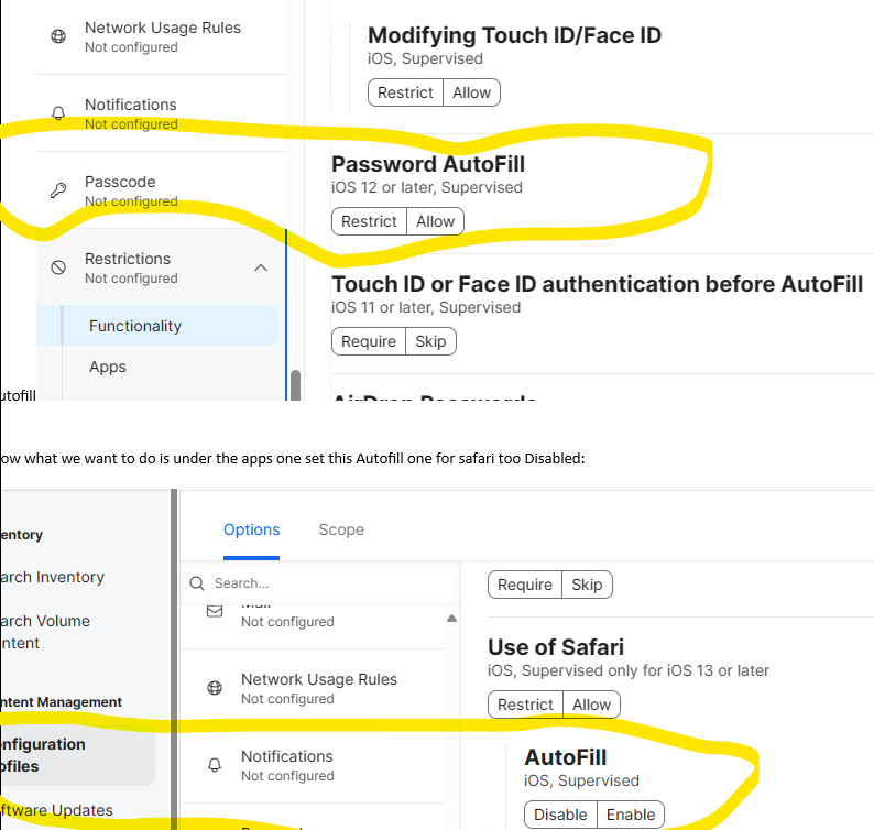 Configure Enterprise Password AutoFill on iOS Devices – Mobile Access Management