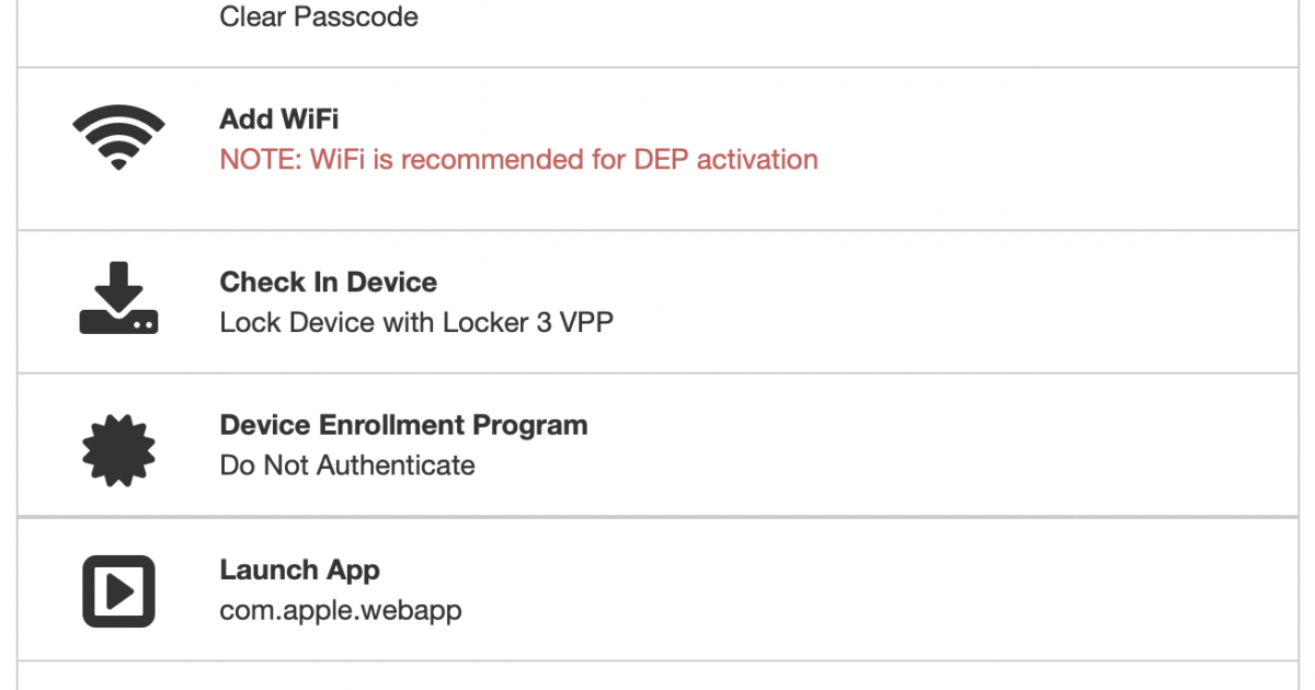 Recommendations for Check In – Mobile Access Management
